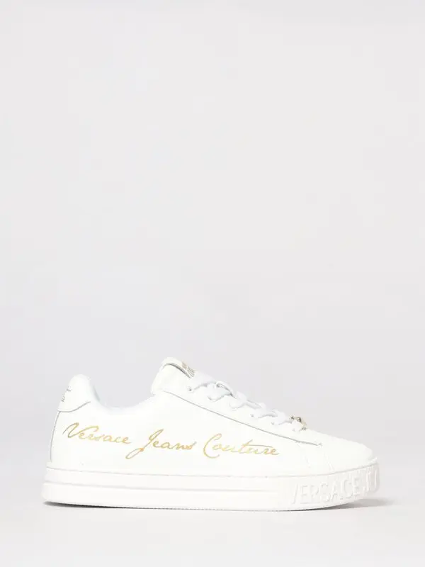 Versace Low Top Leather Sneakers