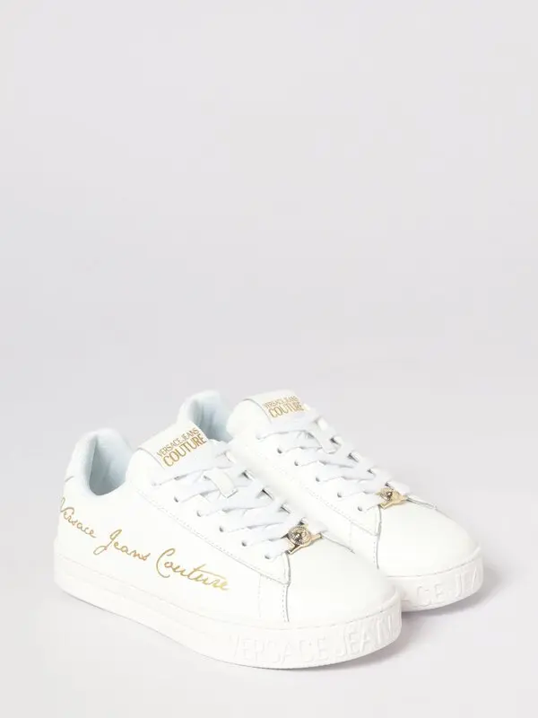 Versace Low Top Leather Sneakers