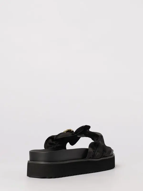 Versace Embellished Heeled Sandals - Black