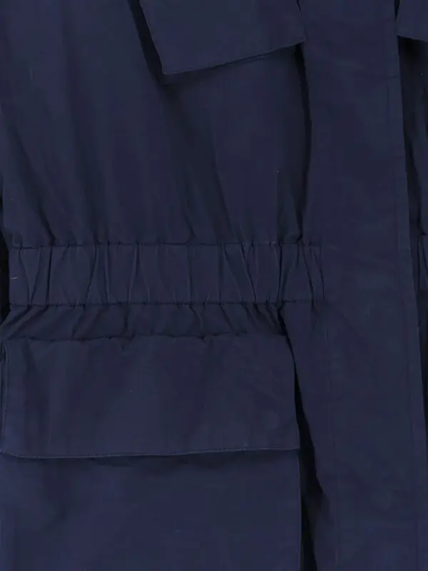 Aspesi Cotton Jacket With Classic Collar And Elasticated Waist