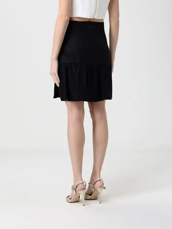 Elisabetta Franchi Linen Blend Mini Skirt