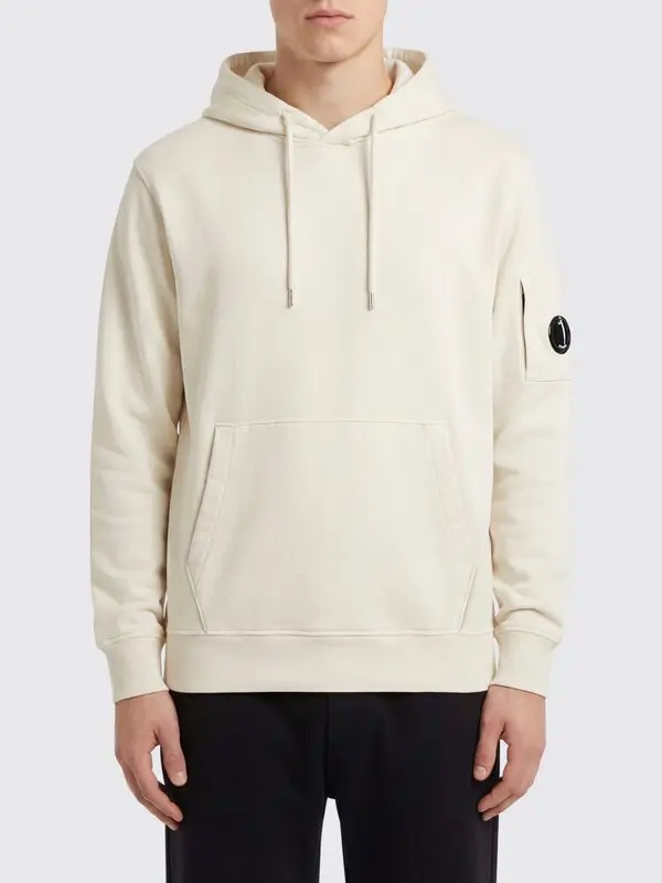 C.P. COMPANY Cotton Hoodie - Brown