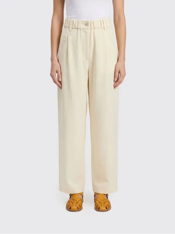 Brunello Cucinelli Tailored Trousers - White