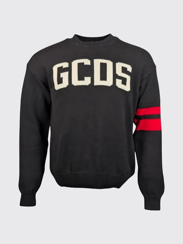 Gcds Cotton Logo Knit Sweater