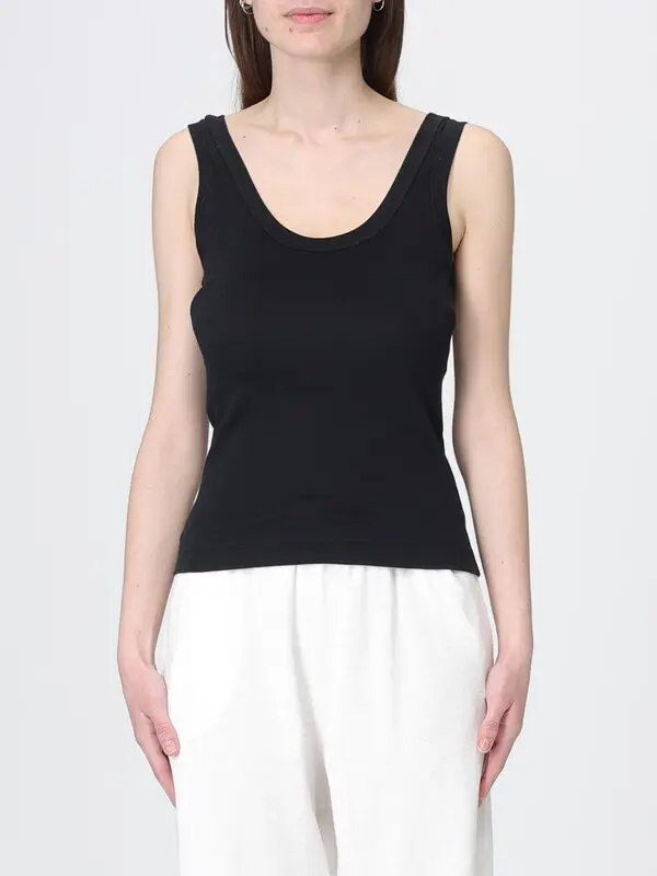 Brunello Cucinelli Cotton Sleeveless Top - Black
