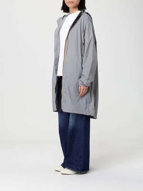 K-WAY Le Vrai 4.0 Eiffel East Technical Fabric Windbreaker - Grey