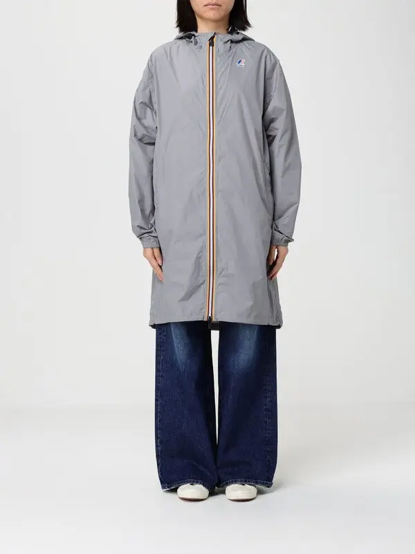 K-WAY Le Vrai 4.0 Eiffel East Technical Fabric Windbreaker - Grey