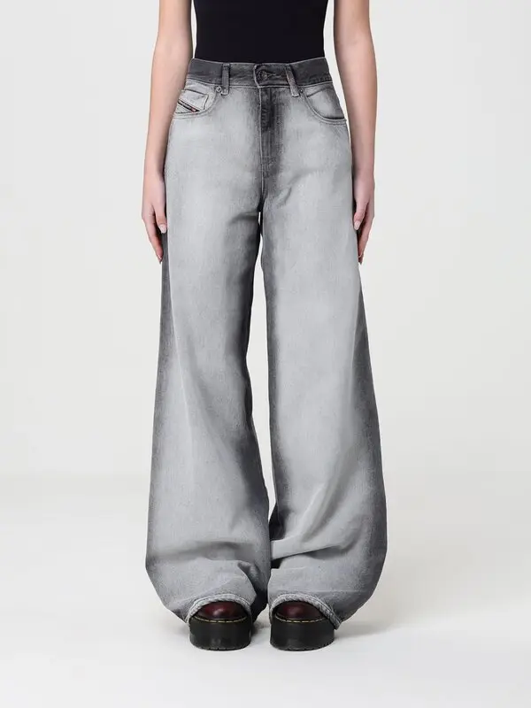 DIESEL® Wide Leg Jeans - Black