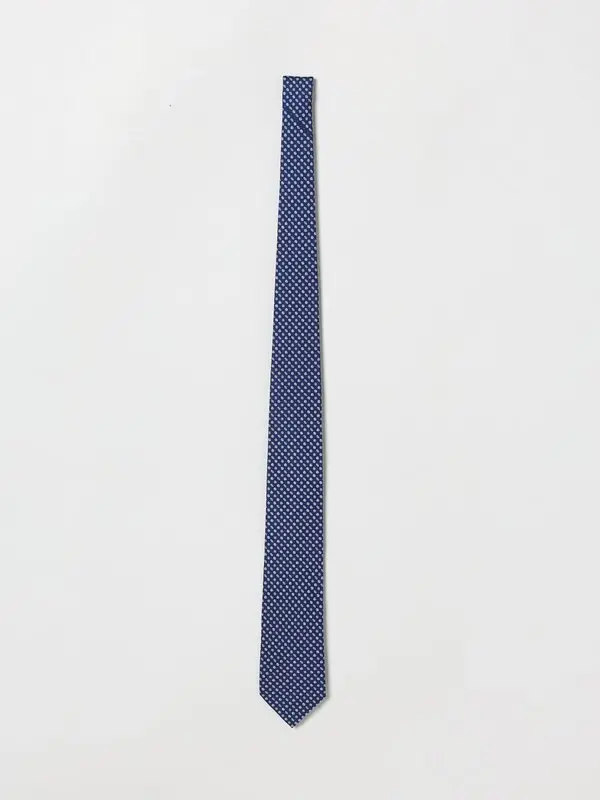 FERRAGAMO Silk Tie - Navy