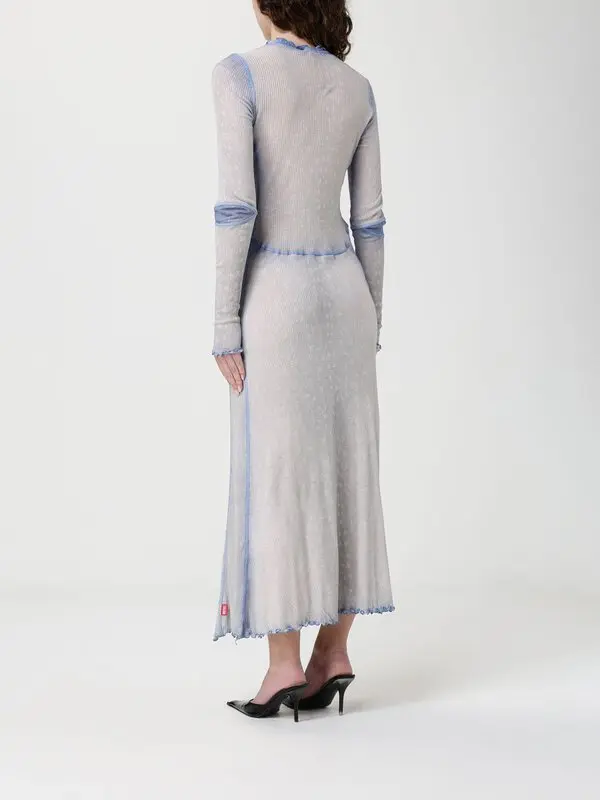 DIESEL® Ribbed Maxi Dress - Blue