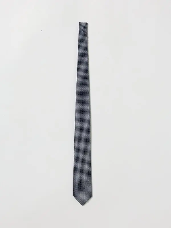 FERRAGAMO Silk Neck Tie - Navy