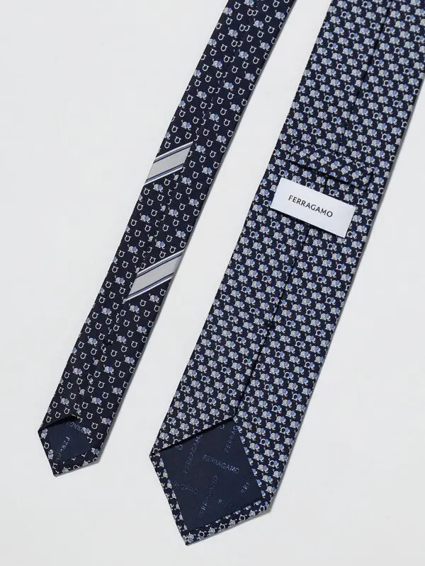 FERRAGAMO Tie - Navy