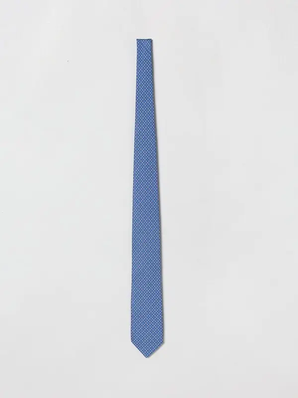 FERRAGAMO Printed Neck Tie - Gnawed Blue