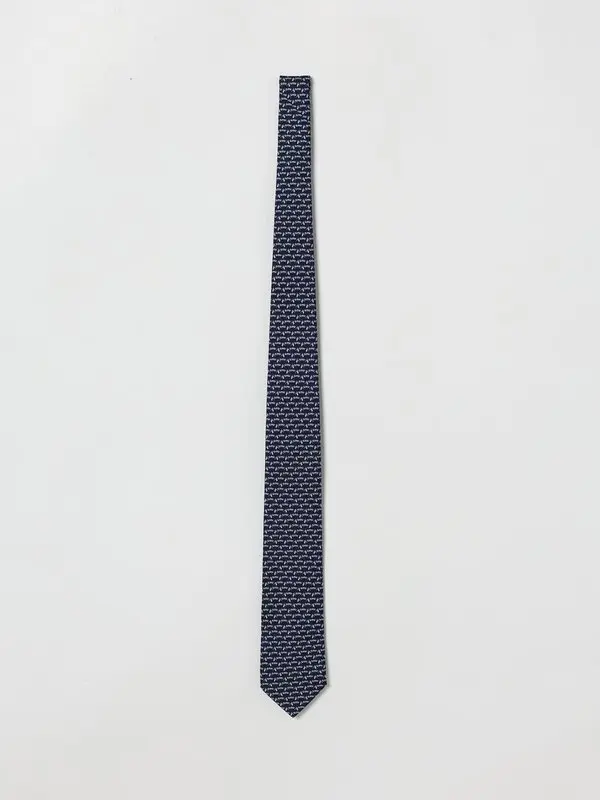 FERRAGAMO Printed Neck Tie - Navy