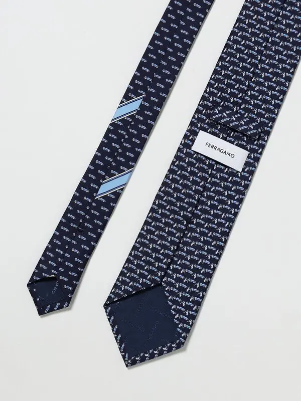FERRAGAMO Printed Neck Tie