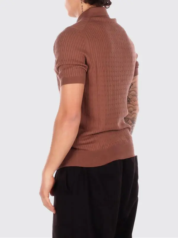 Tagliatore Cotton Knit Polo Shirt
