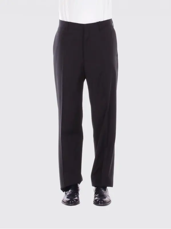 Tagliatore Tailored Wool Blend Pants - Black