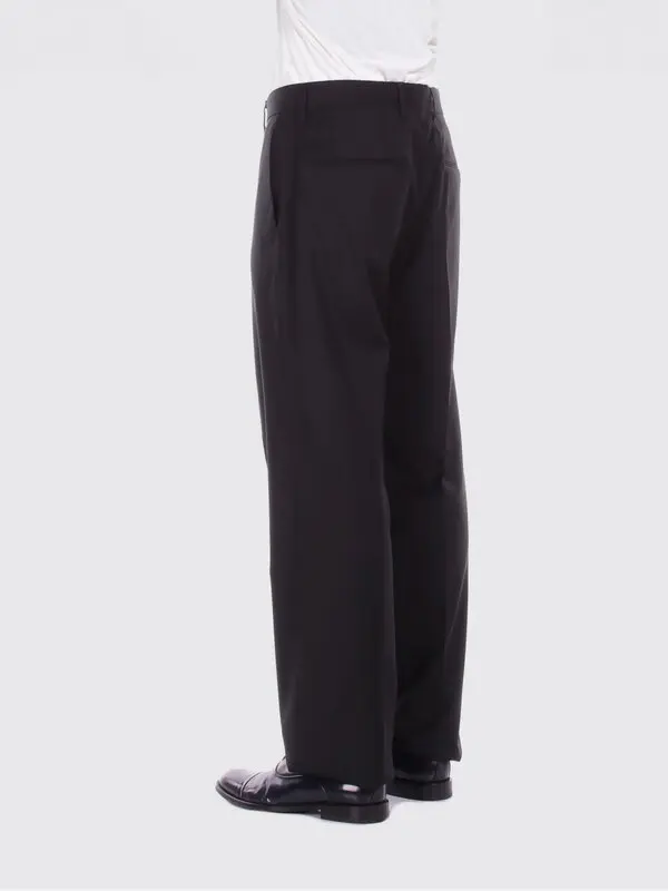 Tagliatore Tailored Wool Blend Pants - Black