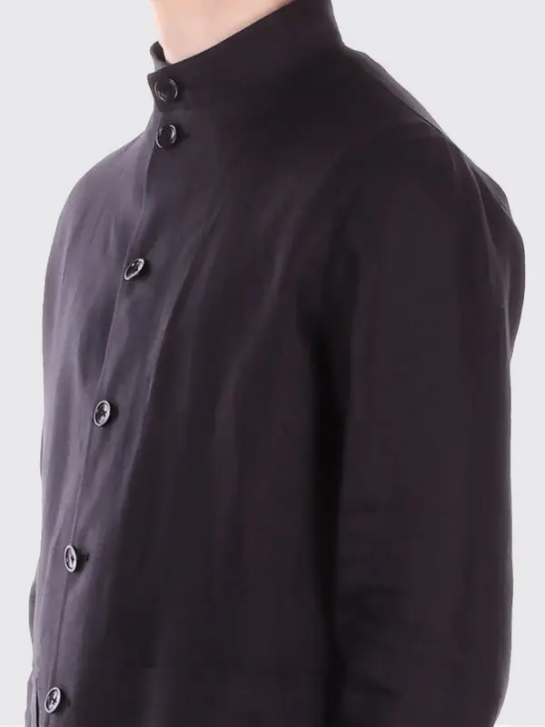 Tagliatore Stand Collar Jacket - Black