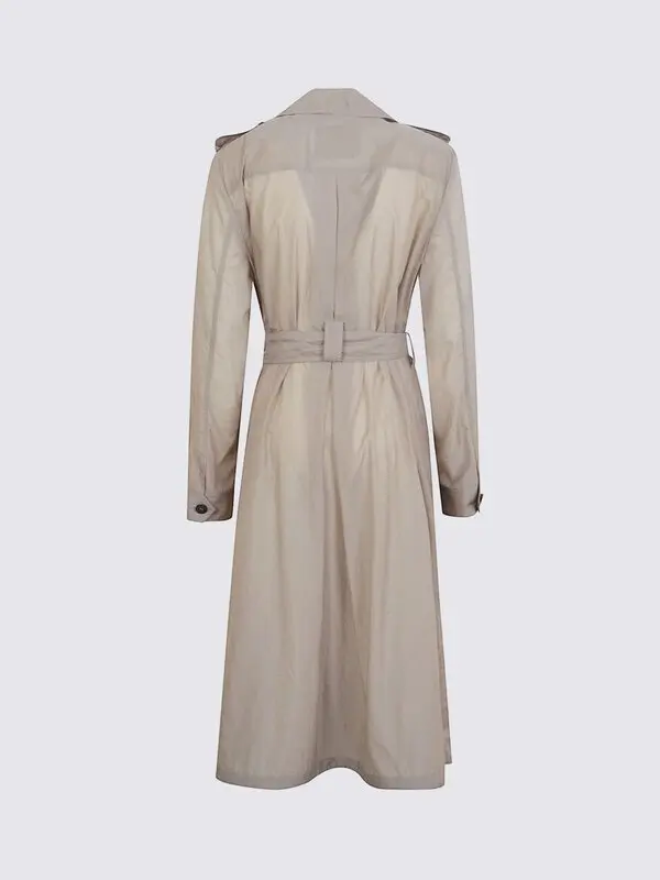 MOORER Double-breasted Cotton Trench Coat