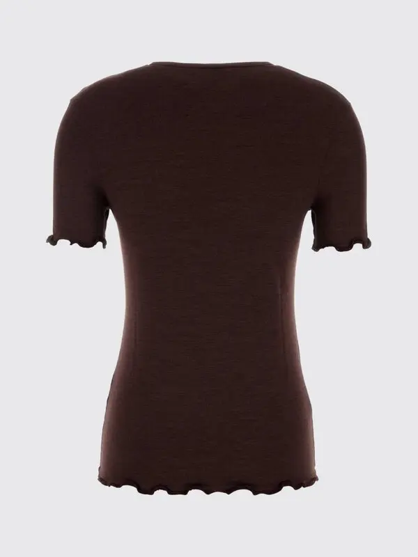 JIL SANDER Silk And Linen T-shirt - Violet