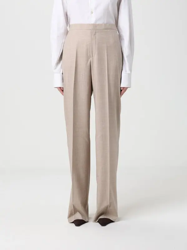 Tagliatore Double-breasted Suit In Linen Blend - Beige