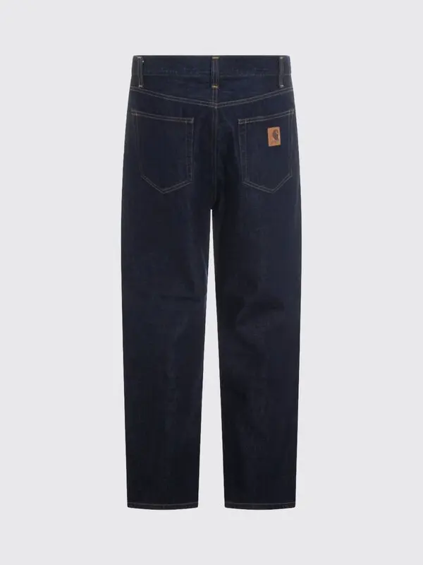 Carhartt Work In Progress Aaron Wide Leg Jeans - Blue 1