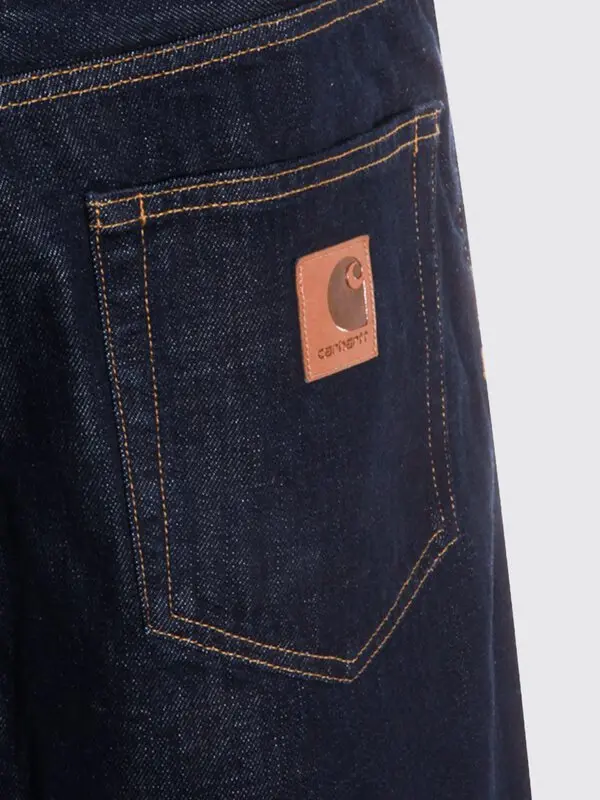 Carhartt Work In Progress Aaron Wide Leg Jeans - Blue 1