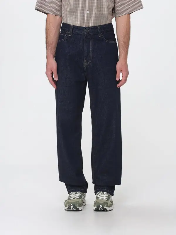 Carhartt Work In Progress Aaron Wide Leg Jeans - Blue