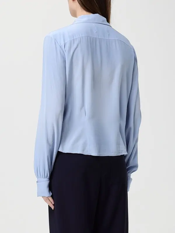 MAISON MARGIELA Silk Shirt - Blue