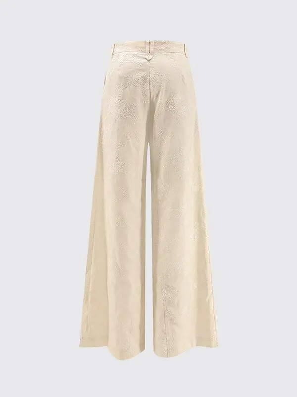 Pinko Lace Wide Leg Trousers