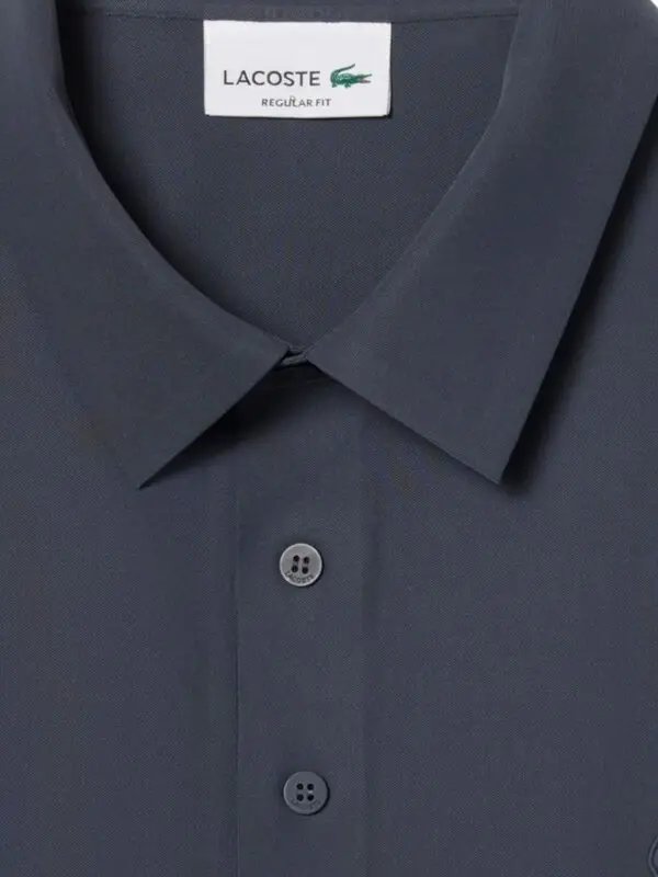 Lacoste Technical Fabric Polo Shirt - Grey 1