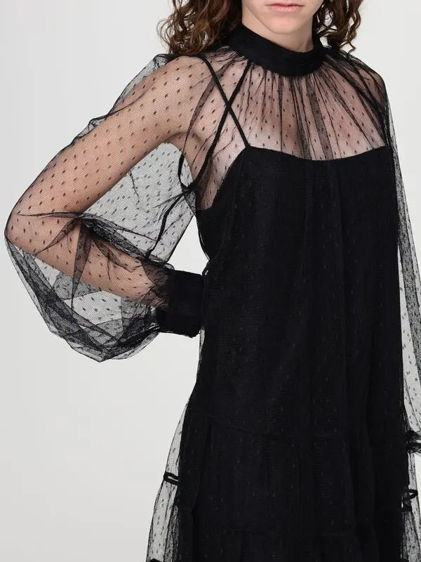TWINSET Sheer Dot Dress