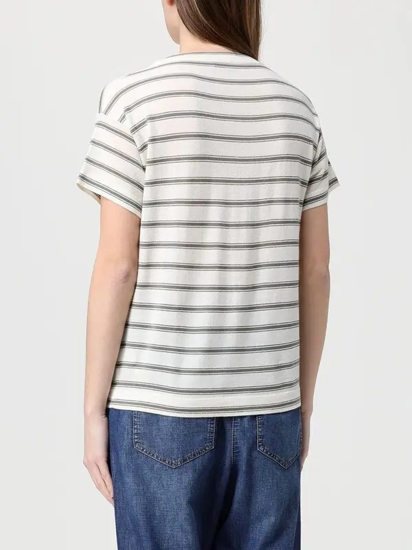 Brunello Cucinelli Striped Virgin Wool And Cashmere Sweater