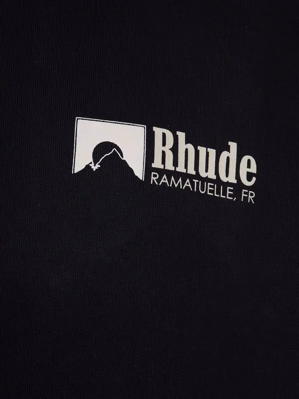 Rhude Cotton T-shirt With Logo