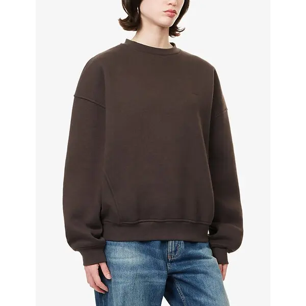 SISTERS & SEEKERS Embroidered Cotton-blend Sweatshirt