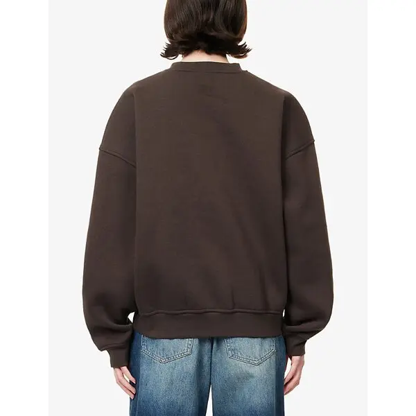 SISTERS & SEEKERS Embroidered Cotton-blend Sweatshirt