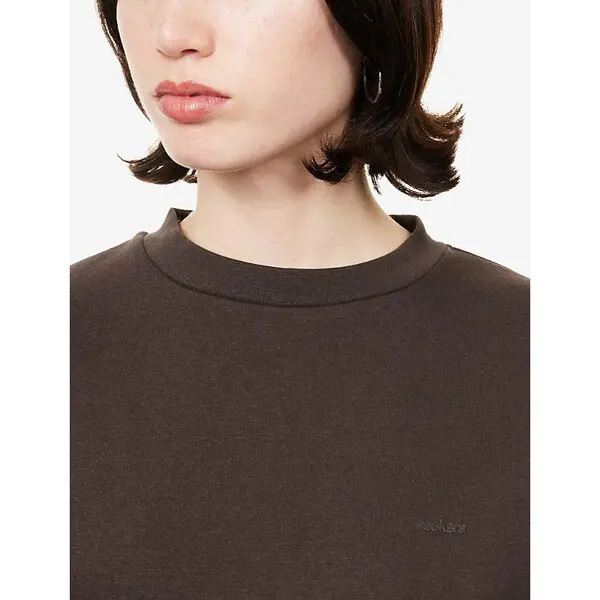 SISTERS & SEEKERS Embroidered Cotton-blend Sweatshirt