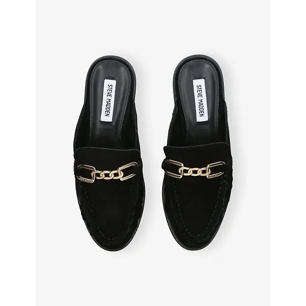 Steve Madden Kapture Suede Backless Loafers