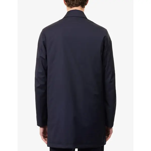 Paul Smith Classic-collar Long-sleeve Wool Coat