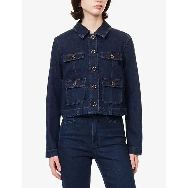 Paige Lydia Long-sleeve Denim Jacket