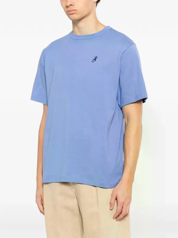 AGNES B. Mark Lizard T-shirt - Blue