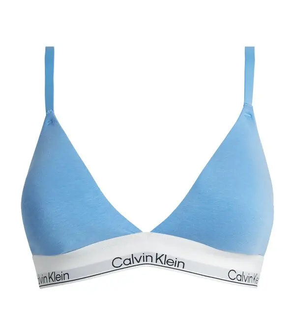 Calvin Klein Cotton-blend Icon Lined Bralette