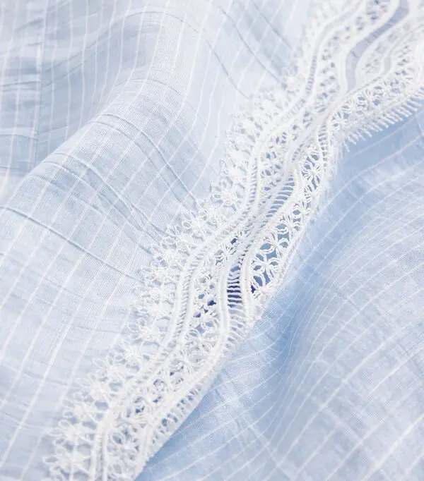Sandro Lace-panel Midi Dress