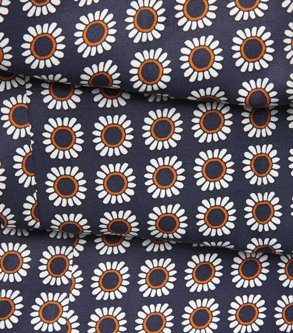 Sandro Floral Printed Flared Trousers - Blue