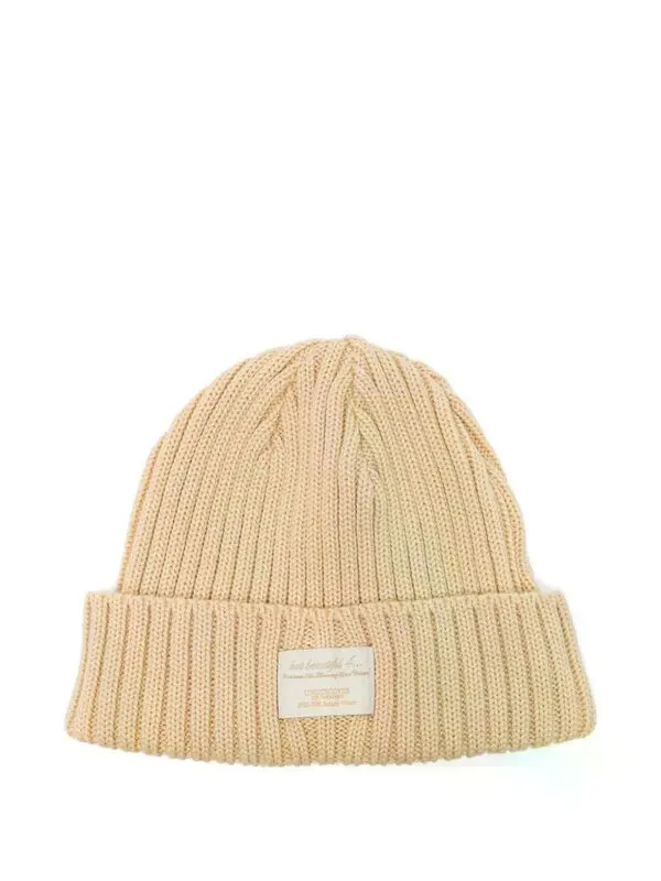 Undercover Logo-patch Beanie Hat - Yellow