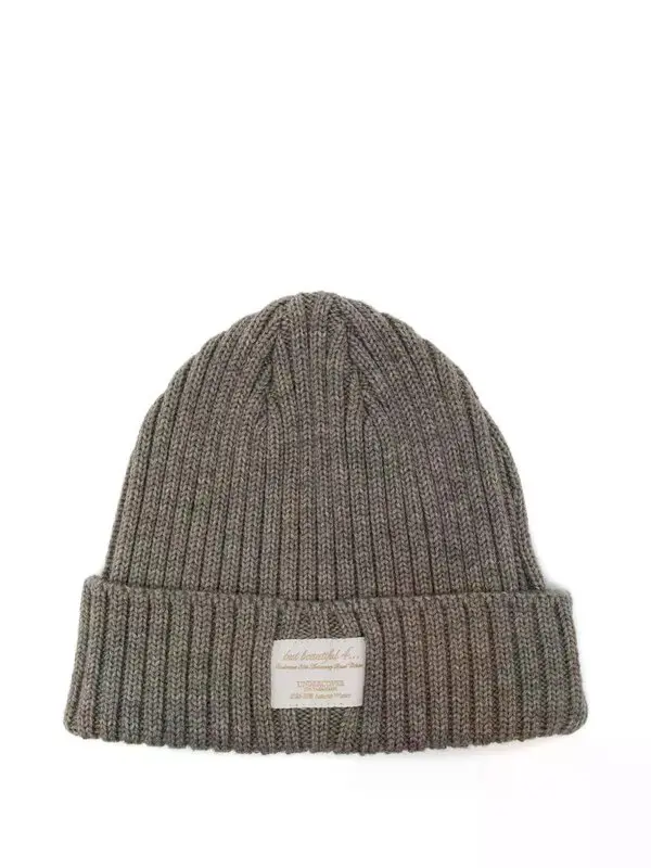 Undercover Logo-patch Beanie - Brown
