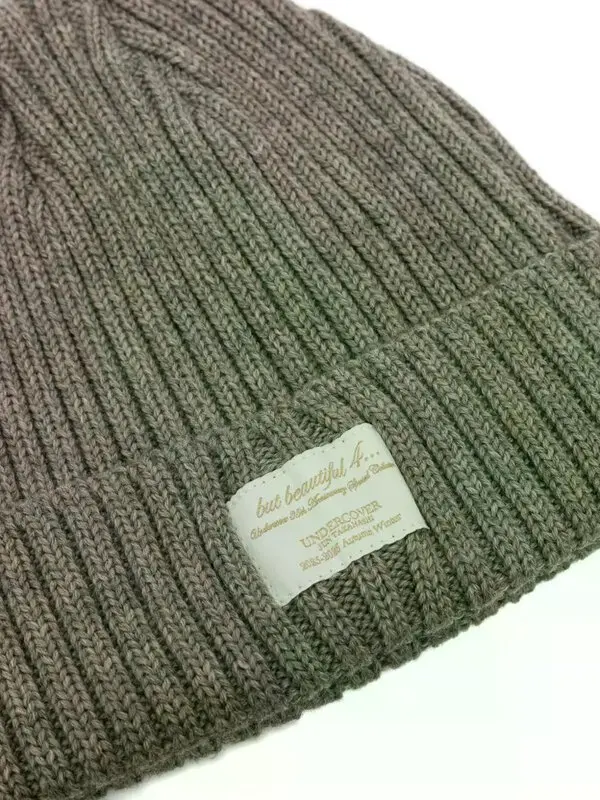 Undercover Logo-patch Beanie - Brown