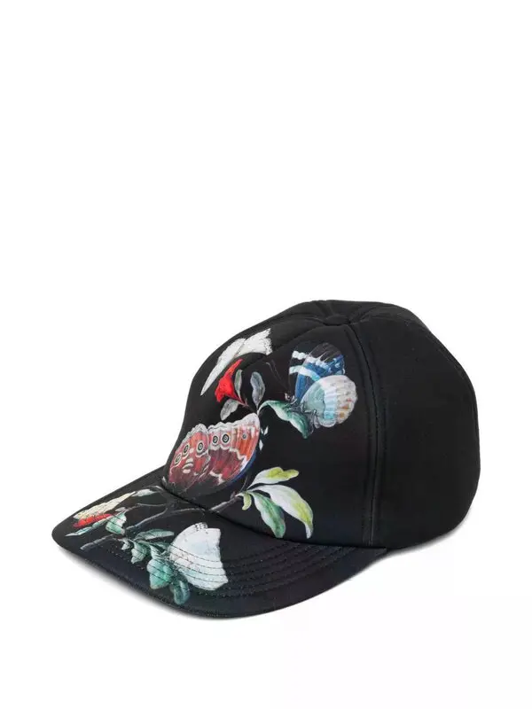 Undercover Butterfly-print Cap - Black
