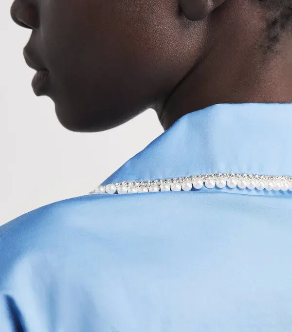 Sandro Cotton Embellished Shirt